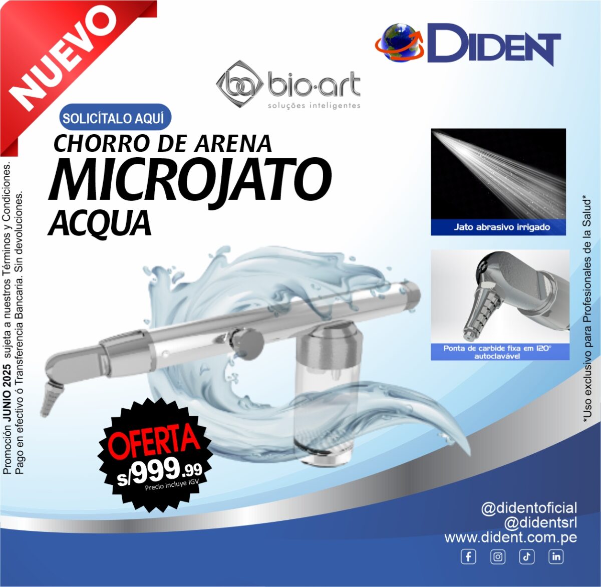 ACQUA Microjato BIOART - DIDENT